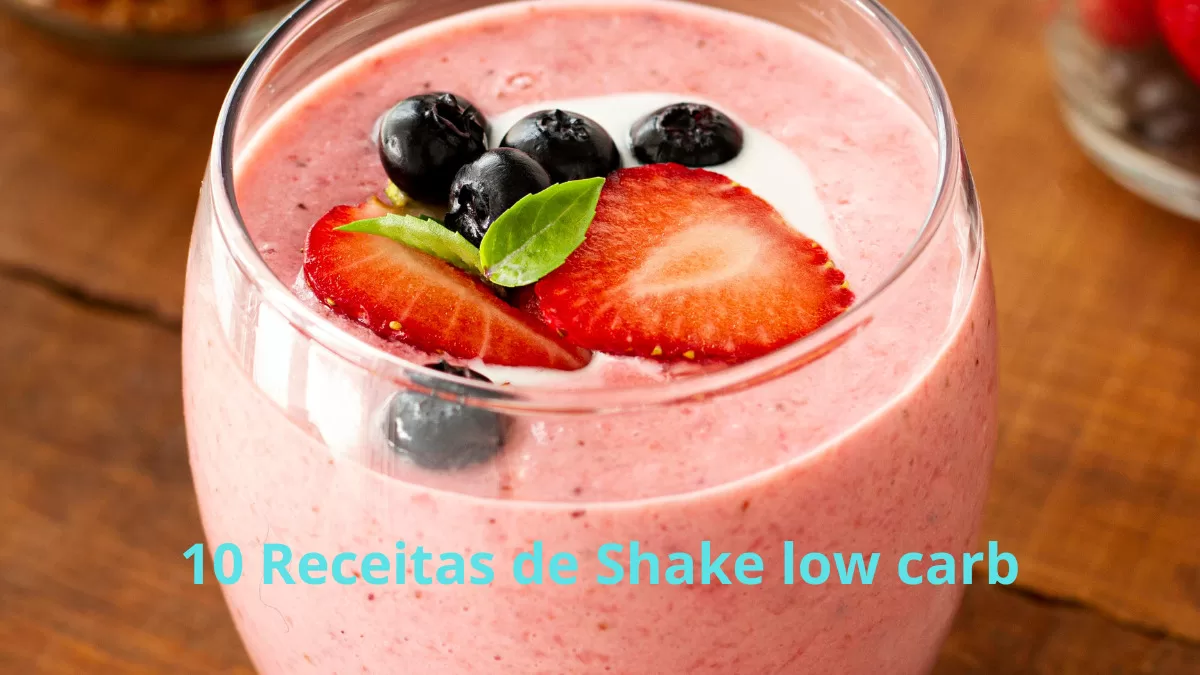 10 Receitas de Shake low carb - Produtos online de Emagrecimento